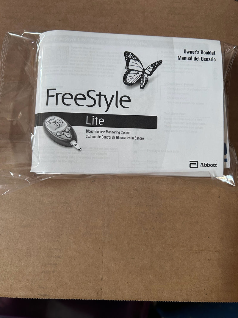 Freestyle Lite Blood Glucose Monitoring System Starter Kit Bundle