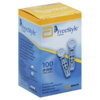 FreeStyle® 28-Gauge Sterile Lancets – 100 Count, Compatible with Abbot