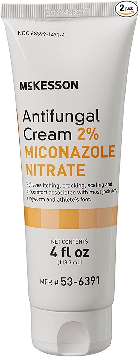 McKesson Antifungal Cream, 2% Miconazole Nitrate, Relieves Jock Itch ...